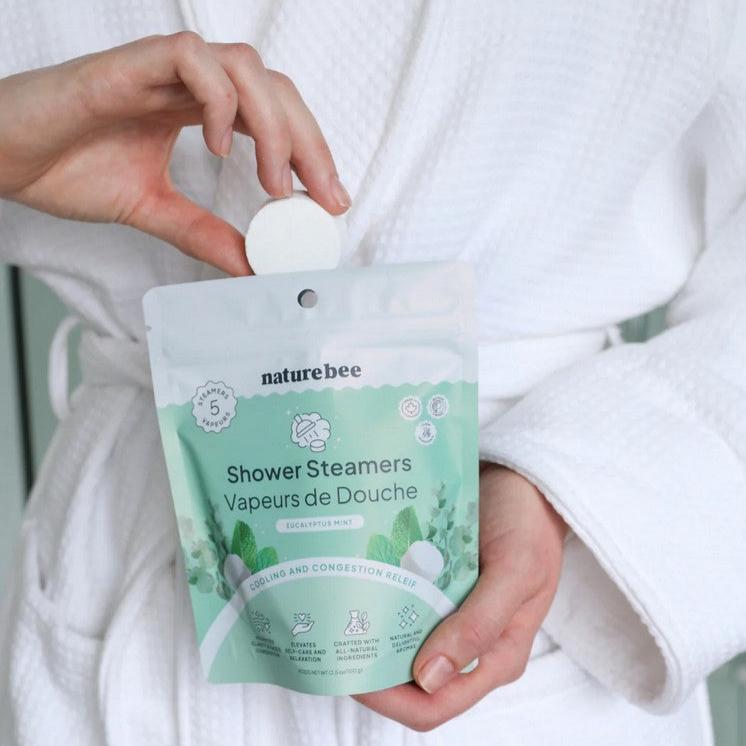 Nature Bee Eucalyptus Mint Shower Steamers – Eco-Friendly Spa Experience