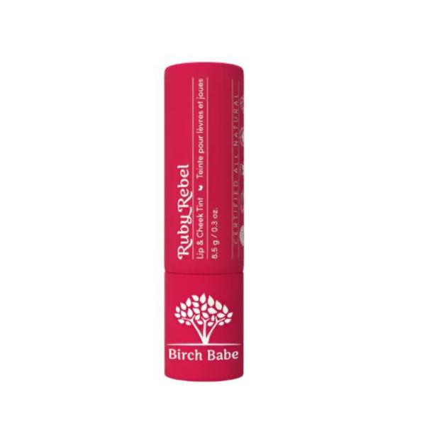Ruby Rebel Birch Babe Lip & Cheek Tint - Bold, Natural & Kid-Safe Tint